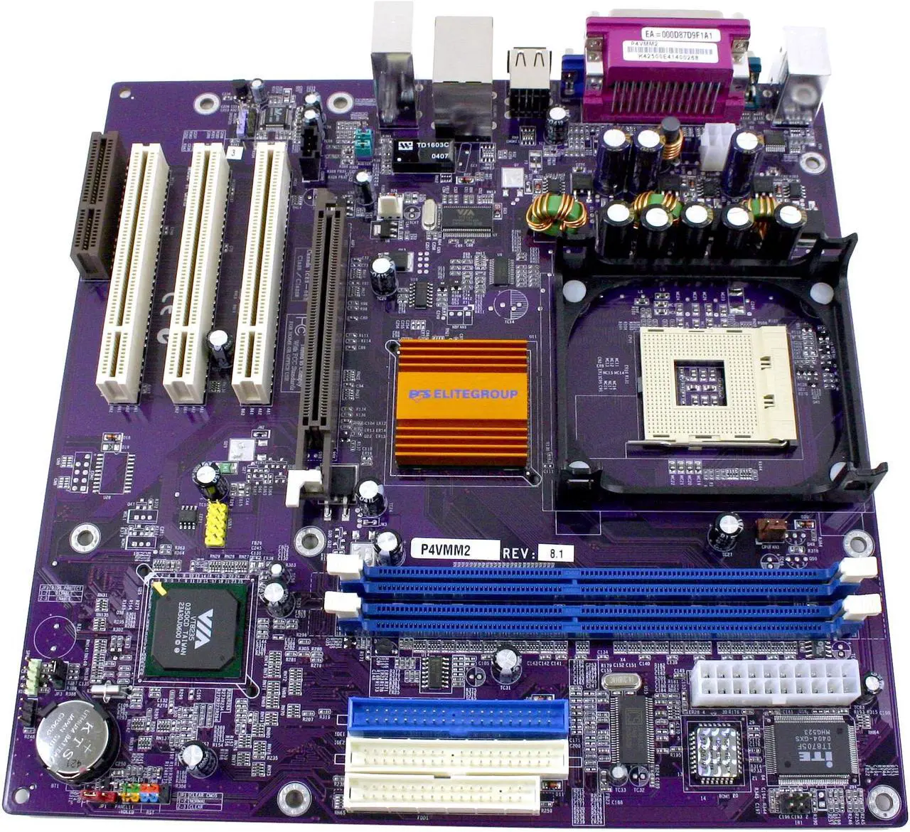 ECS P4VMM2 v8.1 Socket 478 Micro ATX Intel Motherboard - Newegg.com
