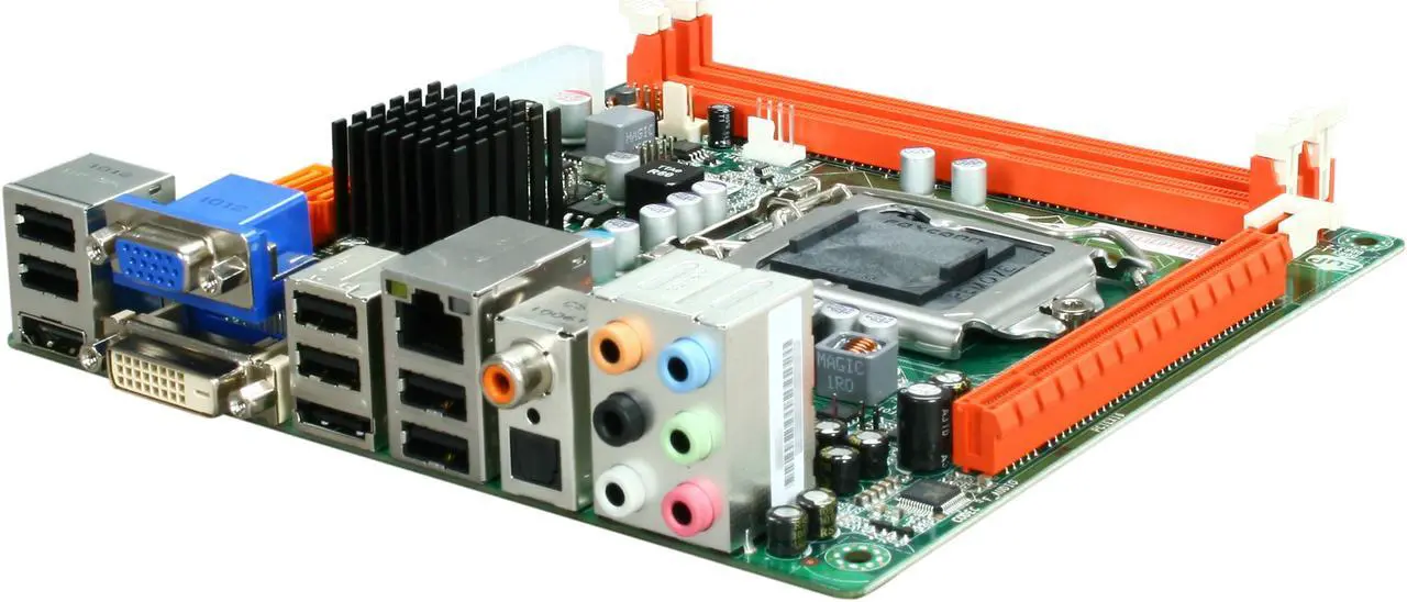 ECS H55H-I LGA 1156 Mini ITX Intel Motherboard - Newegg.com