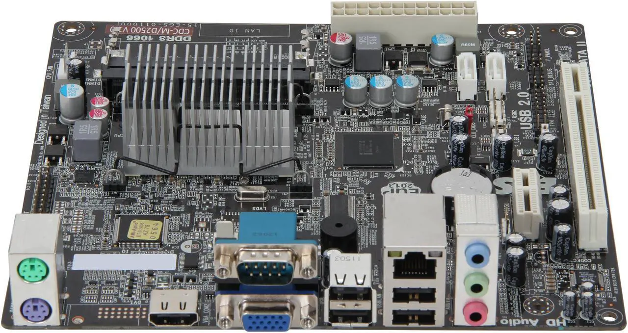 ECS CDC-M/D2500 Intel Atom D2500 Micro ATX Motherboard / CPU Combo ...