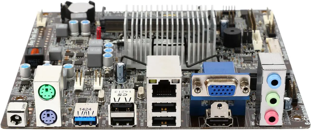 ECS BAT-I2/J1900 (1.0) Intel Celeron Processor J1900 Mini ITX Motherboard / CPU Combo - Newegg.com