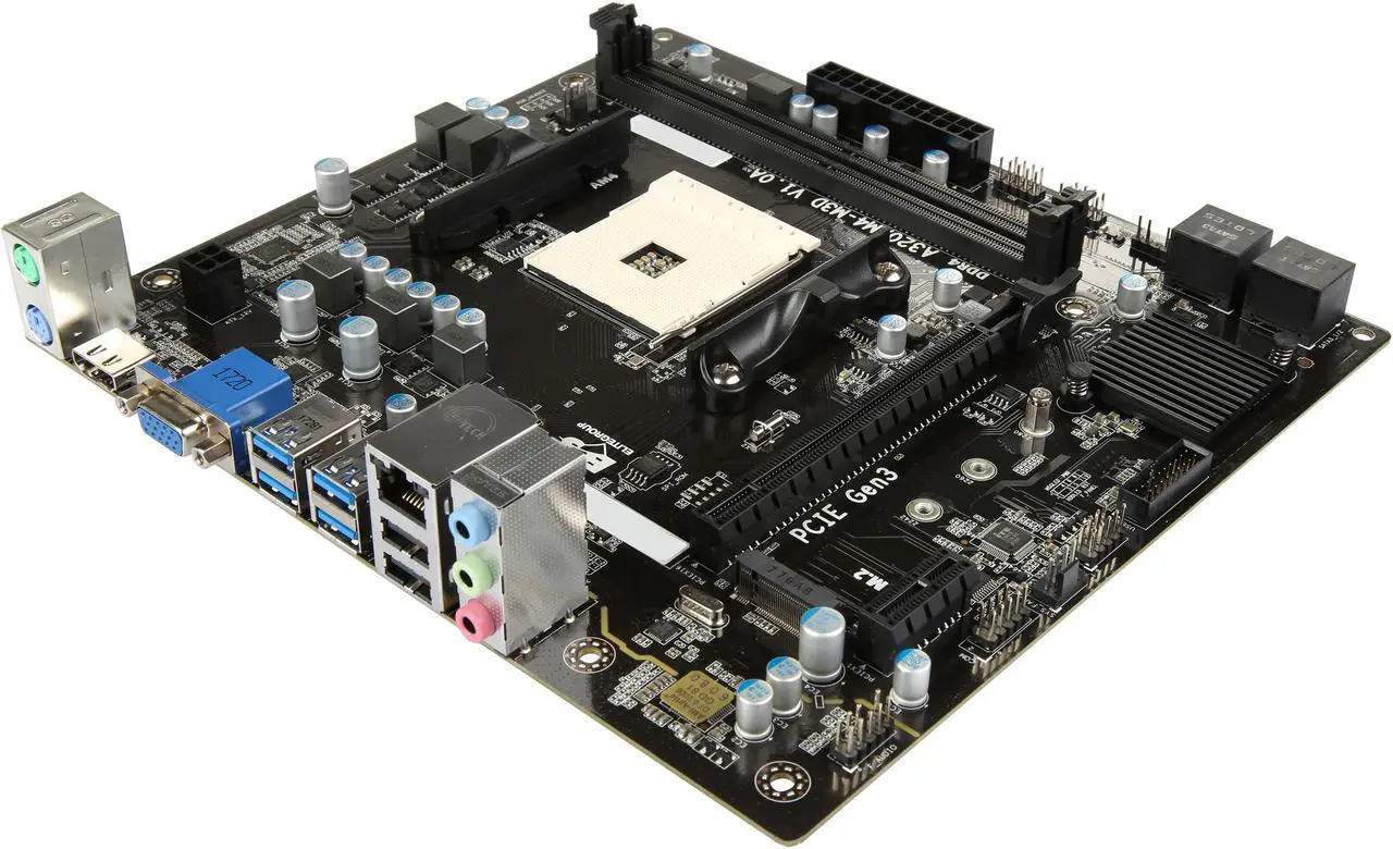 ECS A320AM4-M3D AM4 Micro ATX AMD Motherboard - Newegg.com