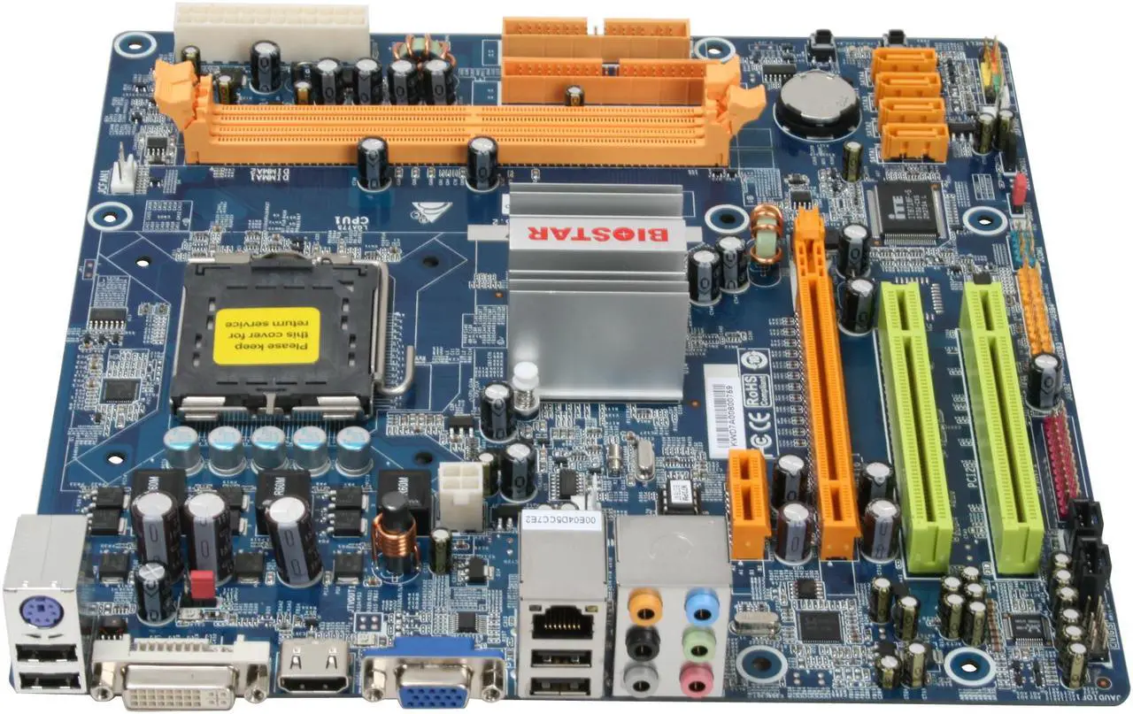 Open Box: BIOSTAR TForce TF7100P-M7 LGA 775 Micro ATX Intel Motherboard ...
