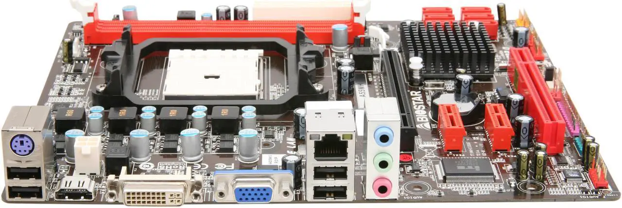 BIOSTAR A55MH FM1 Micro ATX AMD Motherboard - Newegg.com