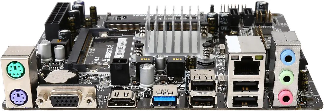BIOSTAR J1800NH3 Intel Celeron J1800 (2.41GHz) Dual-Core Processor Mini ITX Motherboard / CPU ...
