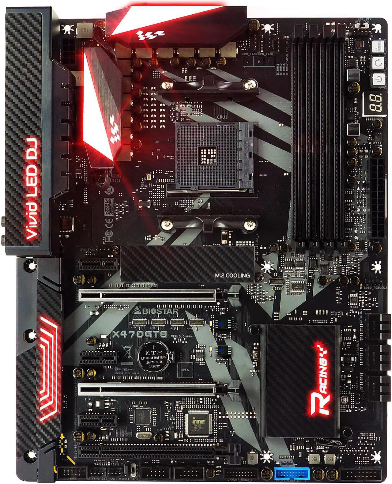 BIOSTAR X470GT8 AM4 ATX AMD Motherboard - Newegg.com