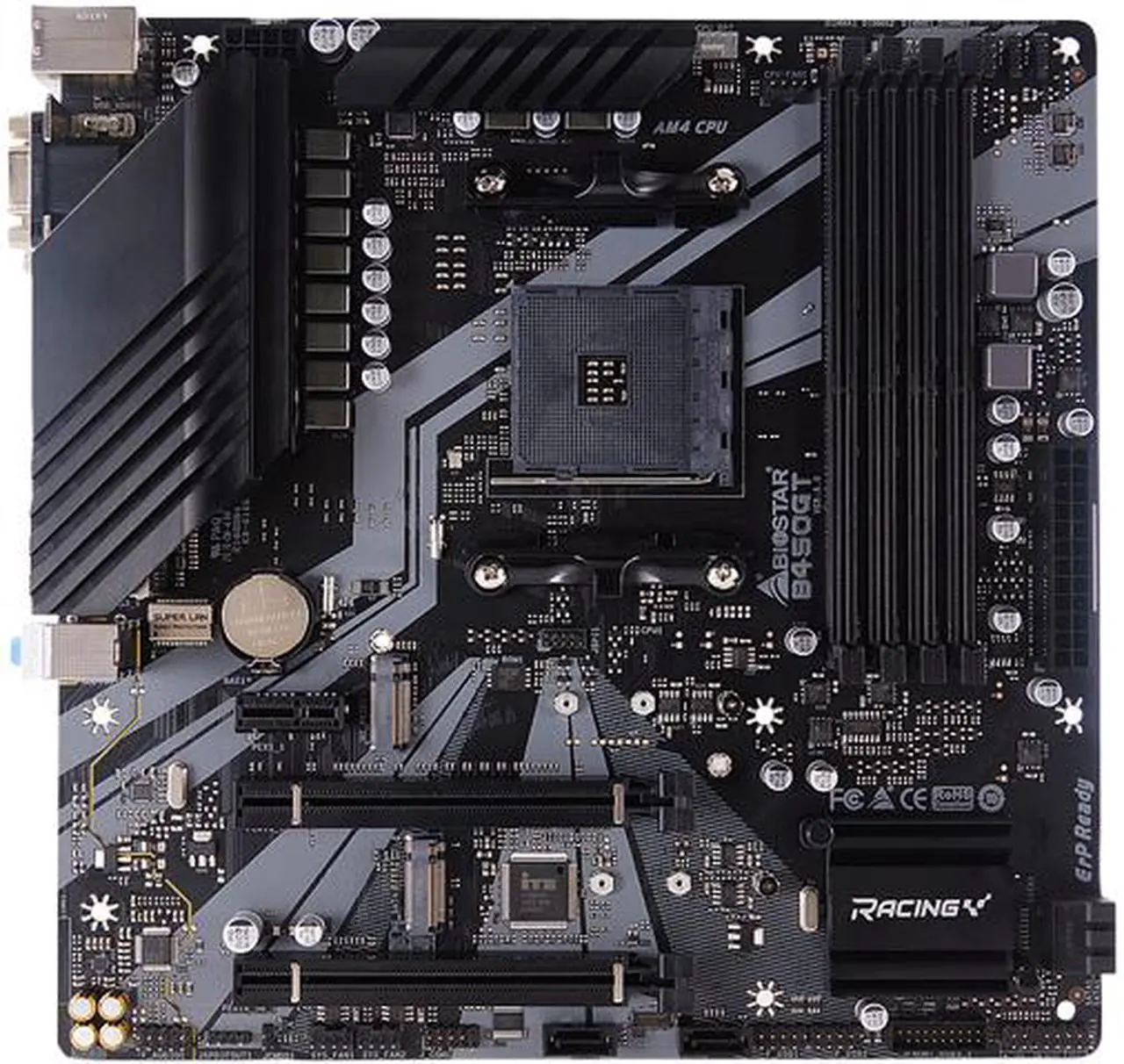 BIOSTAR B450GT AM4 Micro ATX AMD Motherboard - Newegg.com