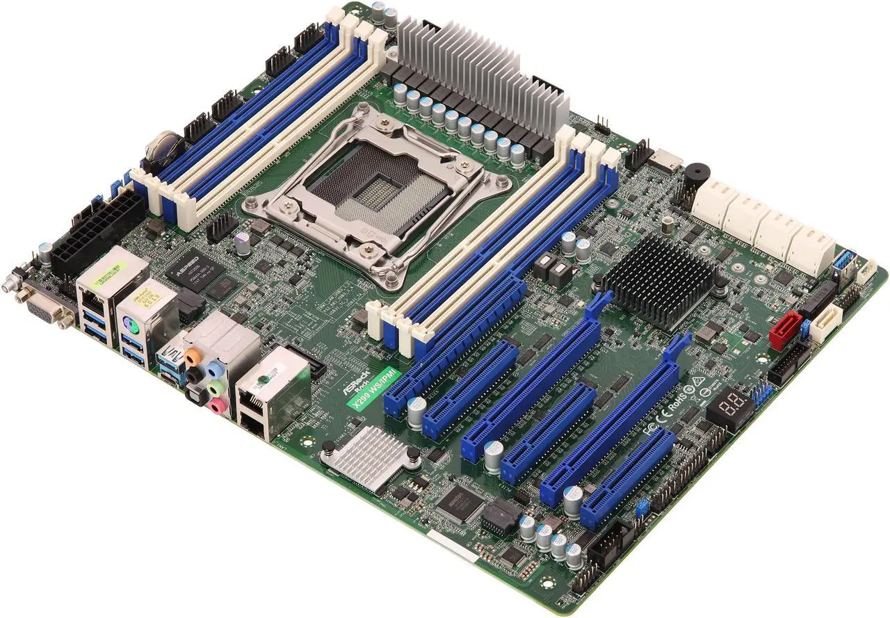 ASRock Rack X299 WS/IPMI ATX Server Motherboard Single Socket R4(LGA ...