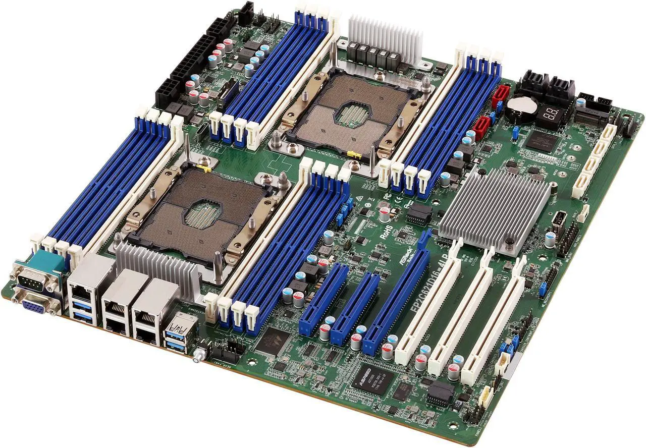 AsRock Rack EP2C621D16-4LP EEB Server Motherboard Dual Socket LGA 3647 ...