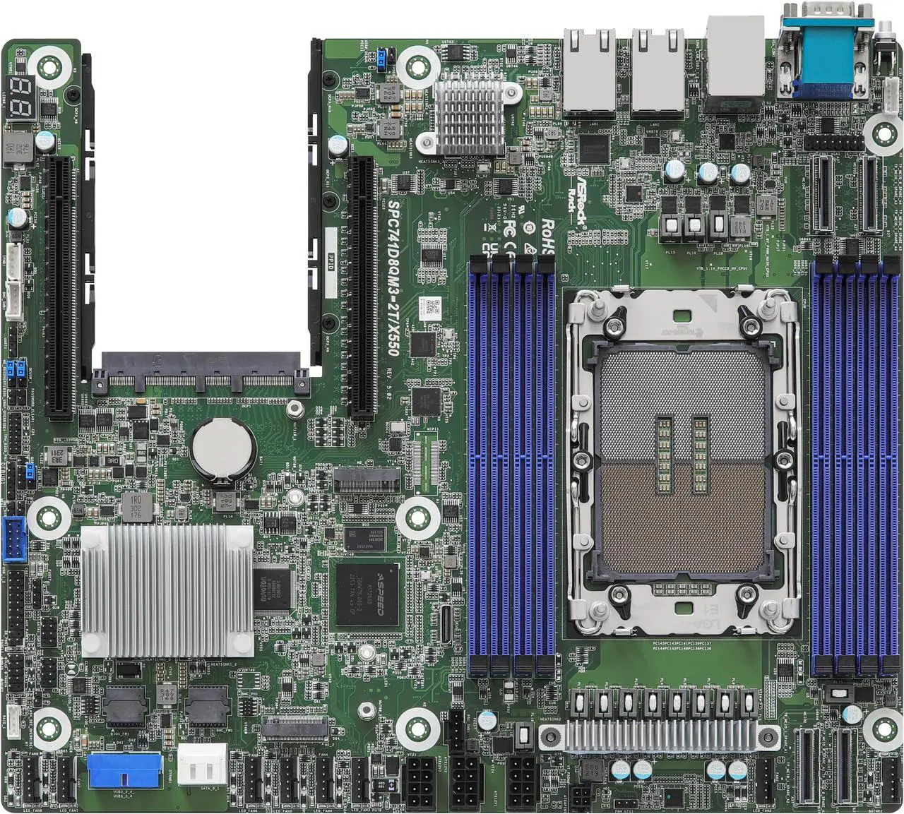 ASRock Rack SPC741D8QM3-2T/X550 CEB Server Motherboard 4th Gen Intel ...