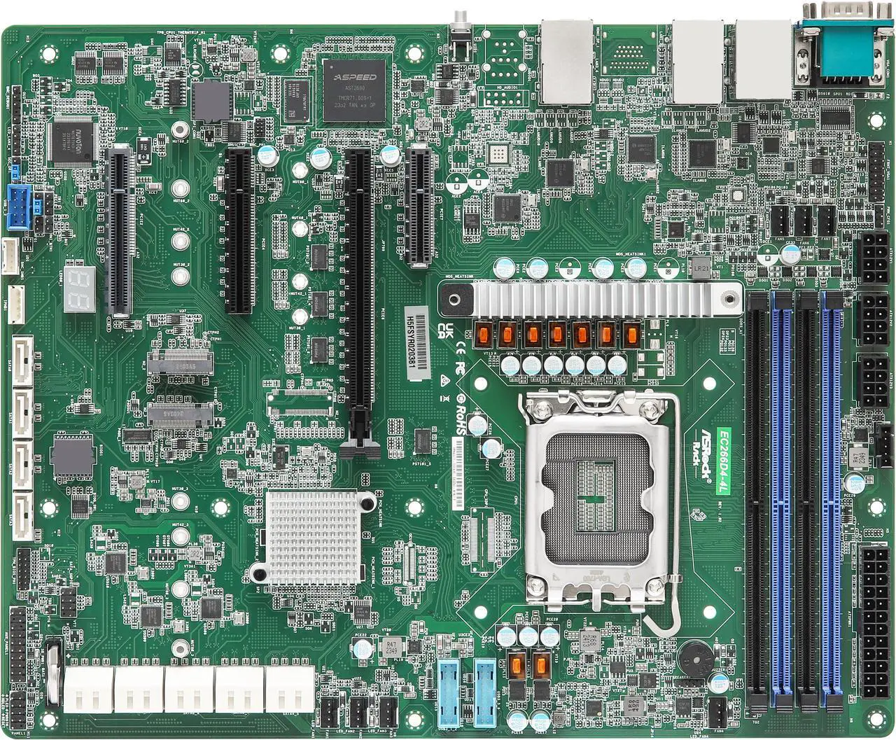 ASRock Rack Server Motherboard EC266D4-4L ATX 4x 1GLan Single Socket V1 ...