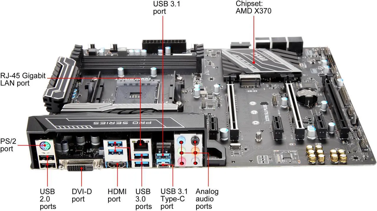 Refurbished: MSI PRO X370 SLI PLUS AM4 ATX AMD Motherboard - Newegg.com