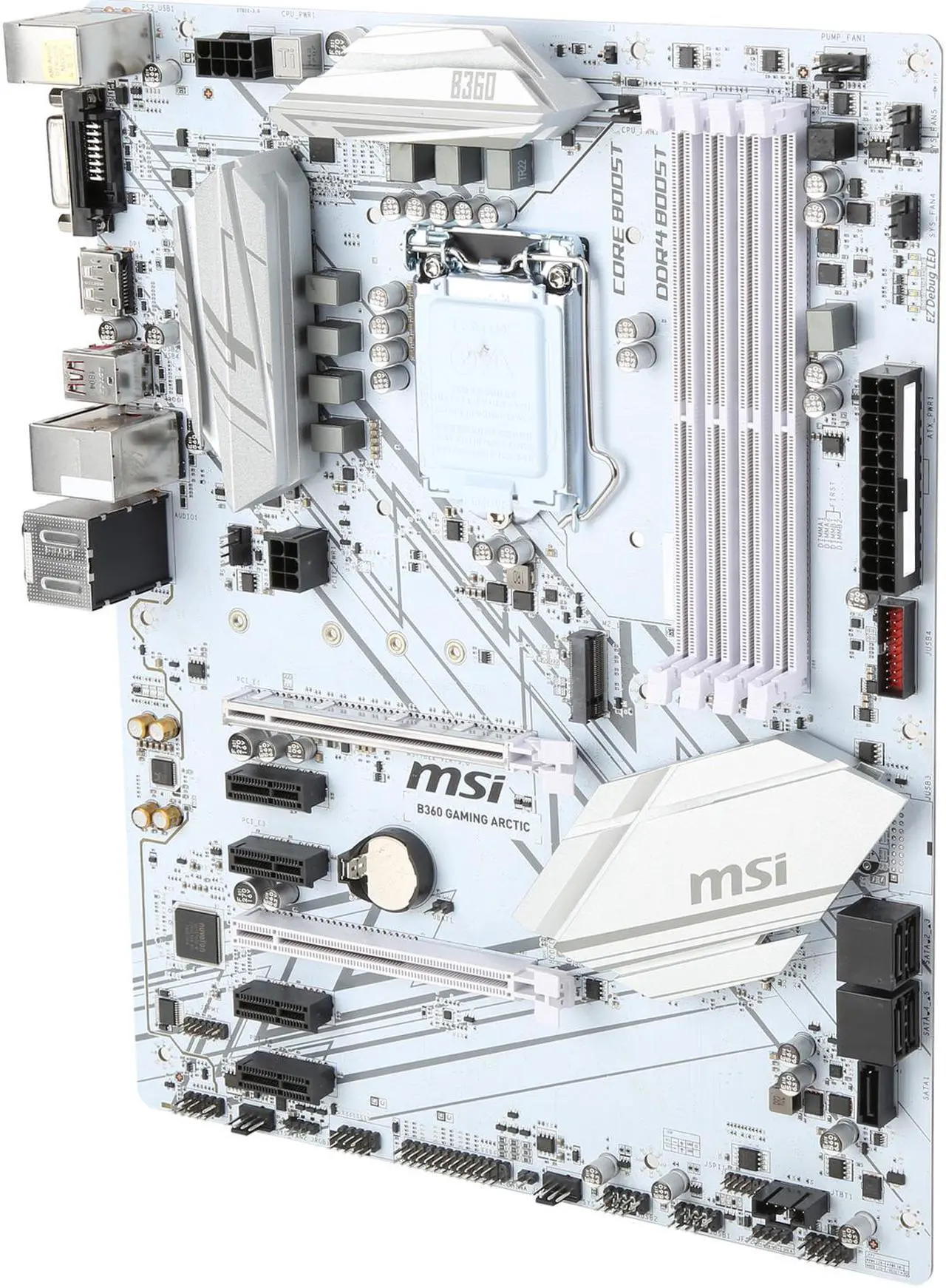 Open Box: MSI PERFORMANCE GAMING B360 GAMING ARCTIC LGA 1151 (300 ...