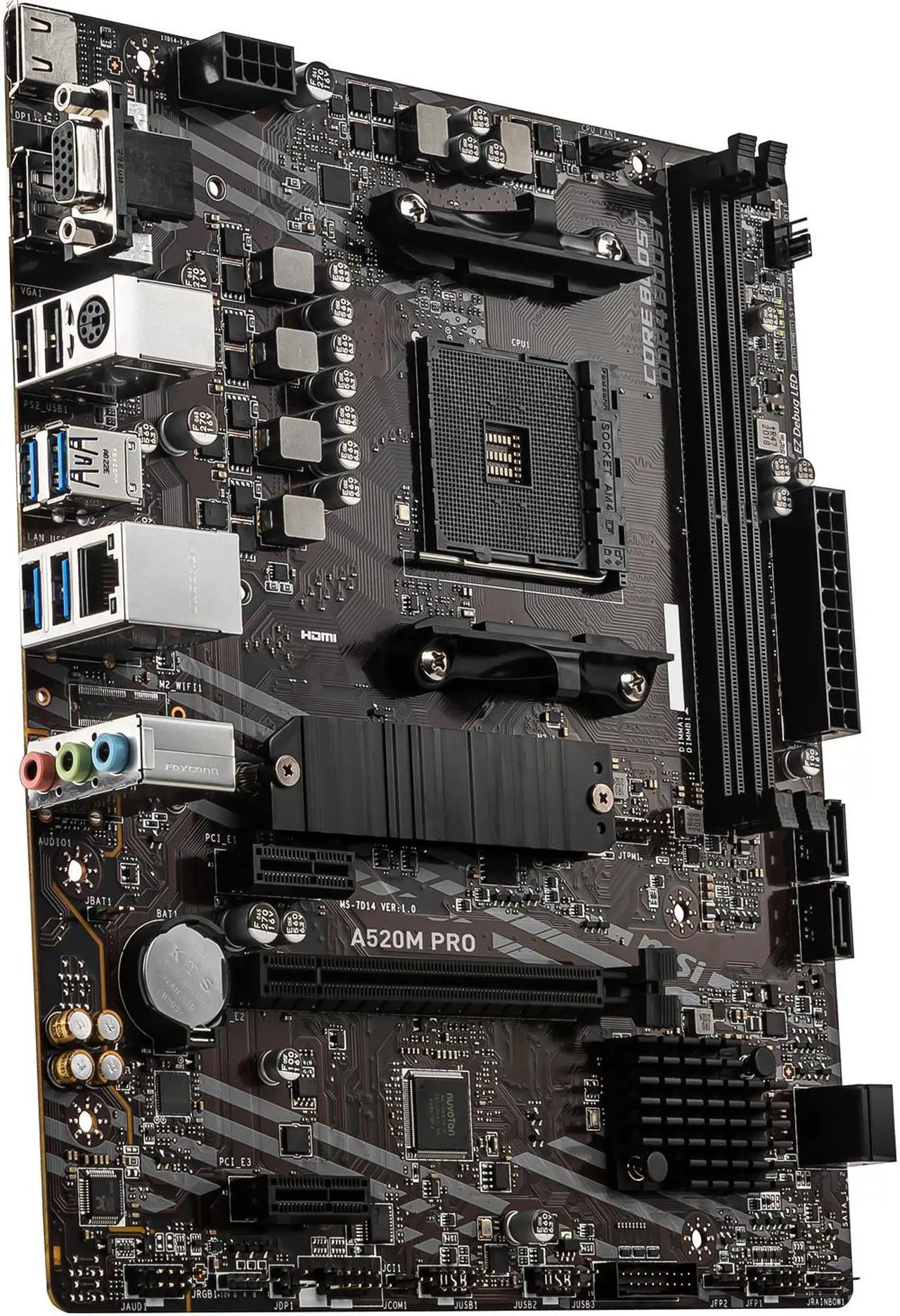 MSI A520M PRO AM4 Micro ATX AMD Motherboard - Newegg.com