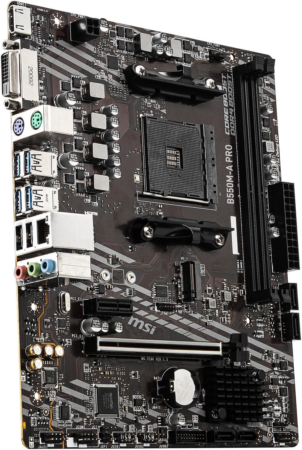 Refurbished: MSI B550M-A PRO AM4 AMD B550 SATA 6Gb/s Micro ATX AMD DDR4 ...