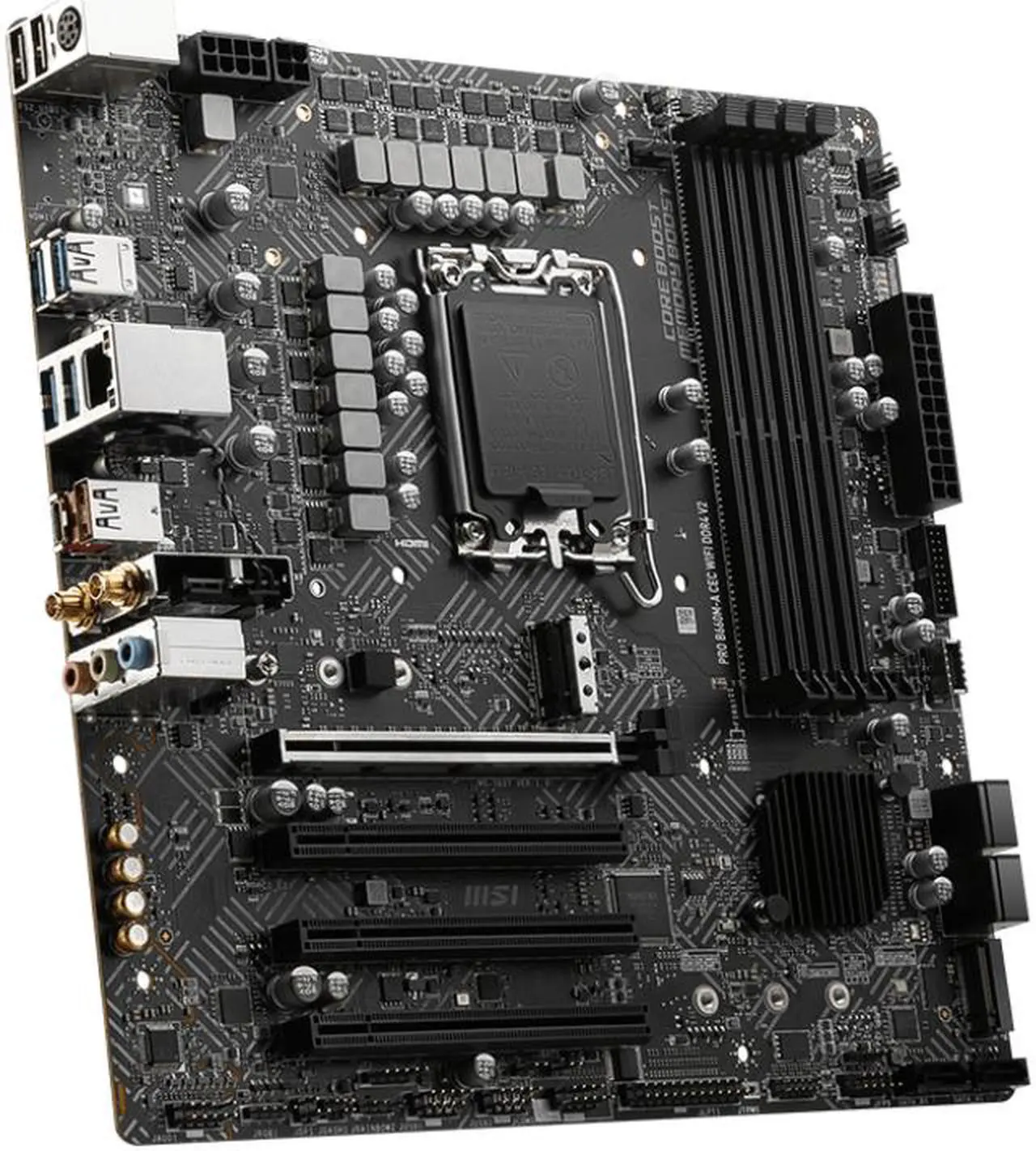 MSI PRO PRO B660M-A CEC WIFI DDR4 V2 LGA 1700 SATA 6Gb/s mATX (280 ...