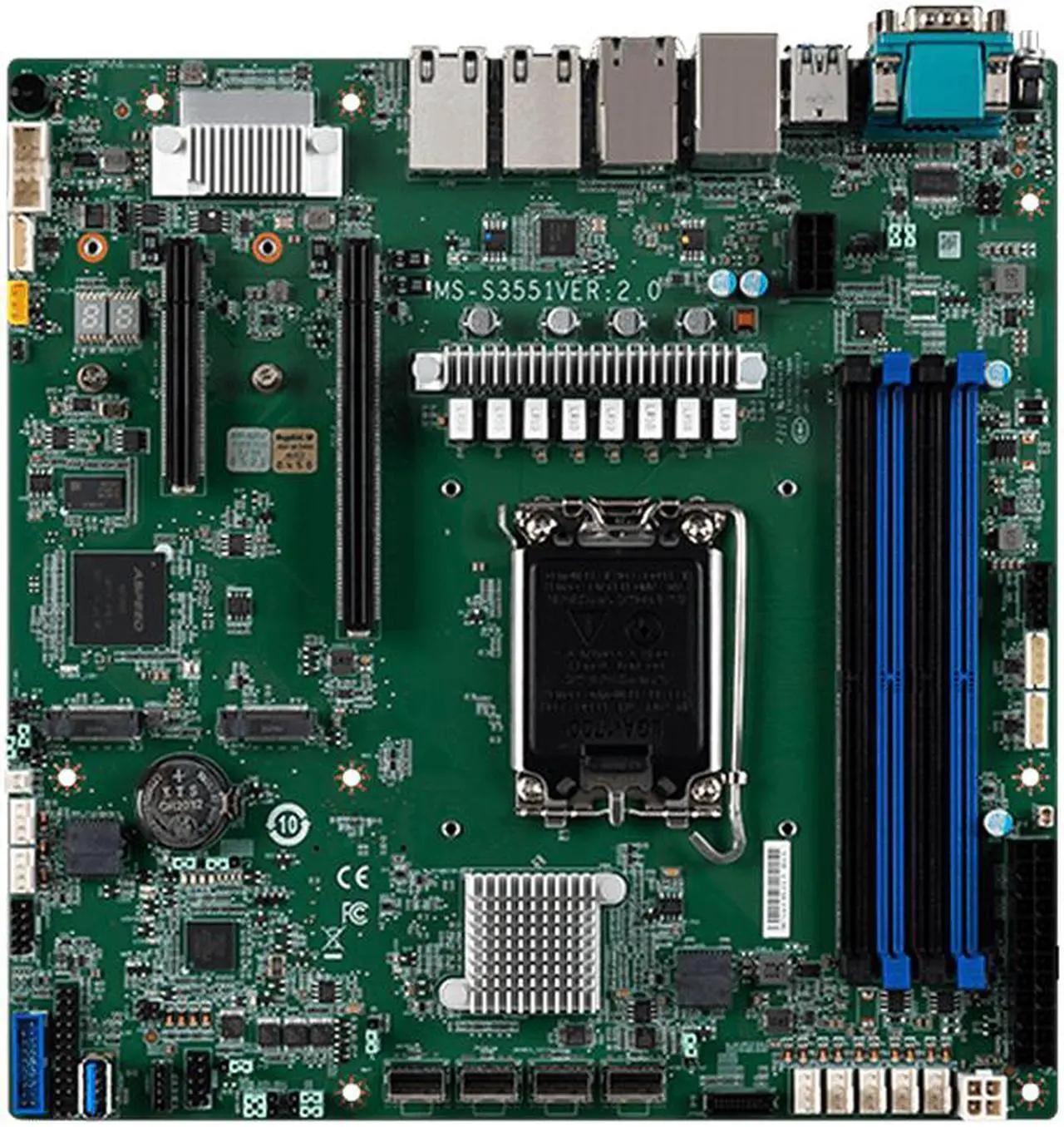 MSI D1500(D1500GB4N-10G-HE) uATX Server Motherboard, Single socket ...