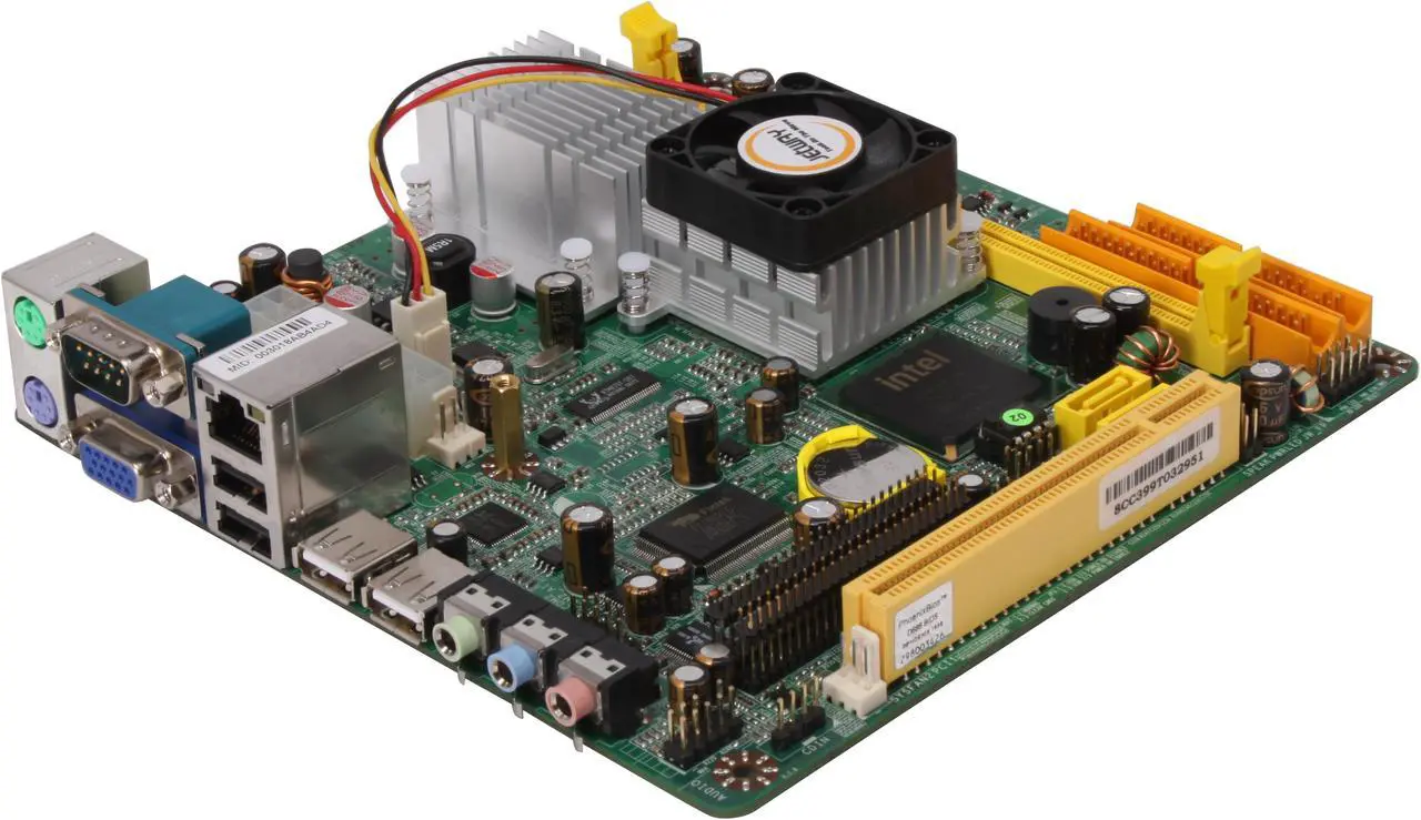 JetWay JNC92-330-LF INTEL Atom 330 Dual Core CPU (45nm, FSB 533MHz, 1.6 ...