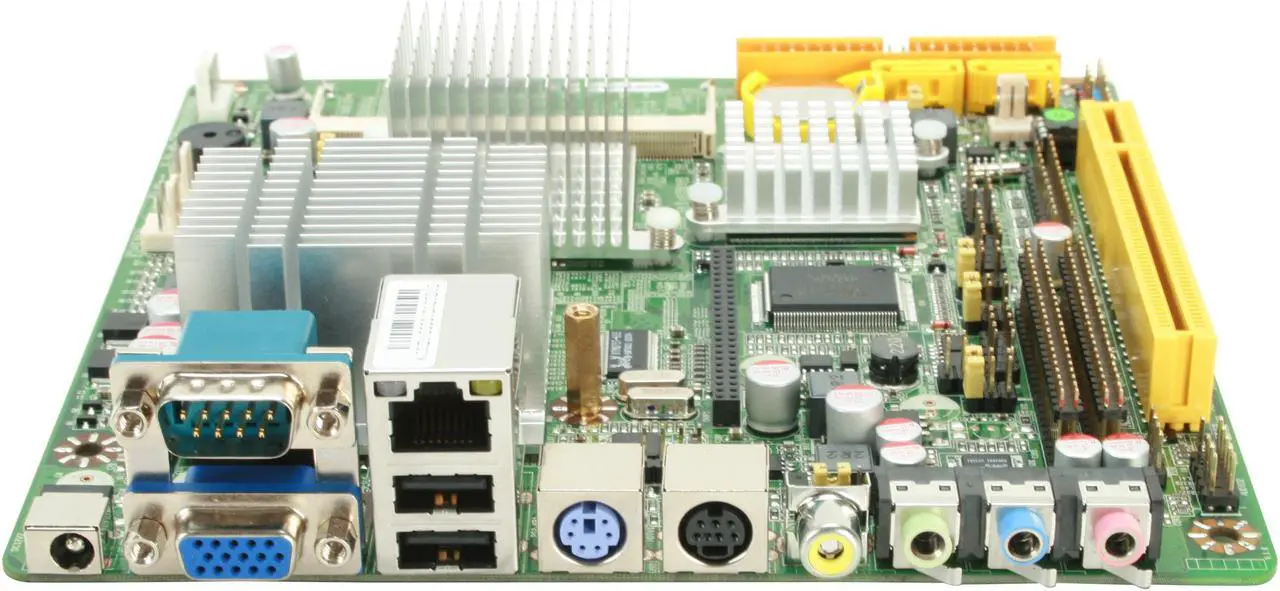 JetWay JNF92-270-LF Intel Atom N270 Mini ITX Motherboard / CPU Combo ...