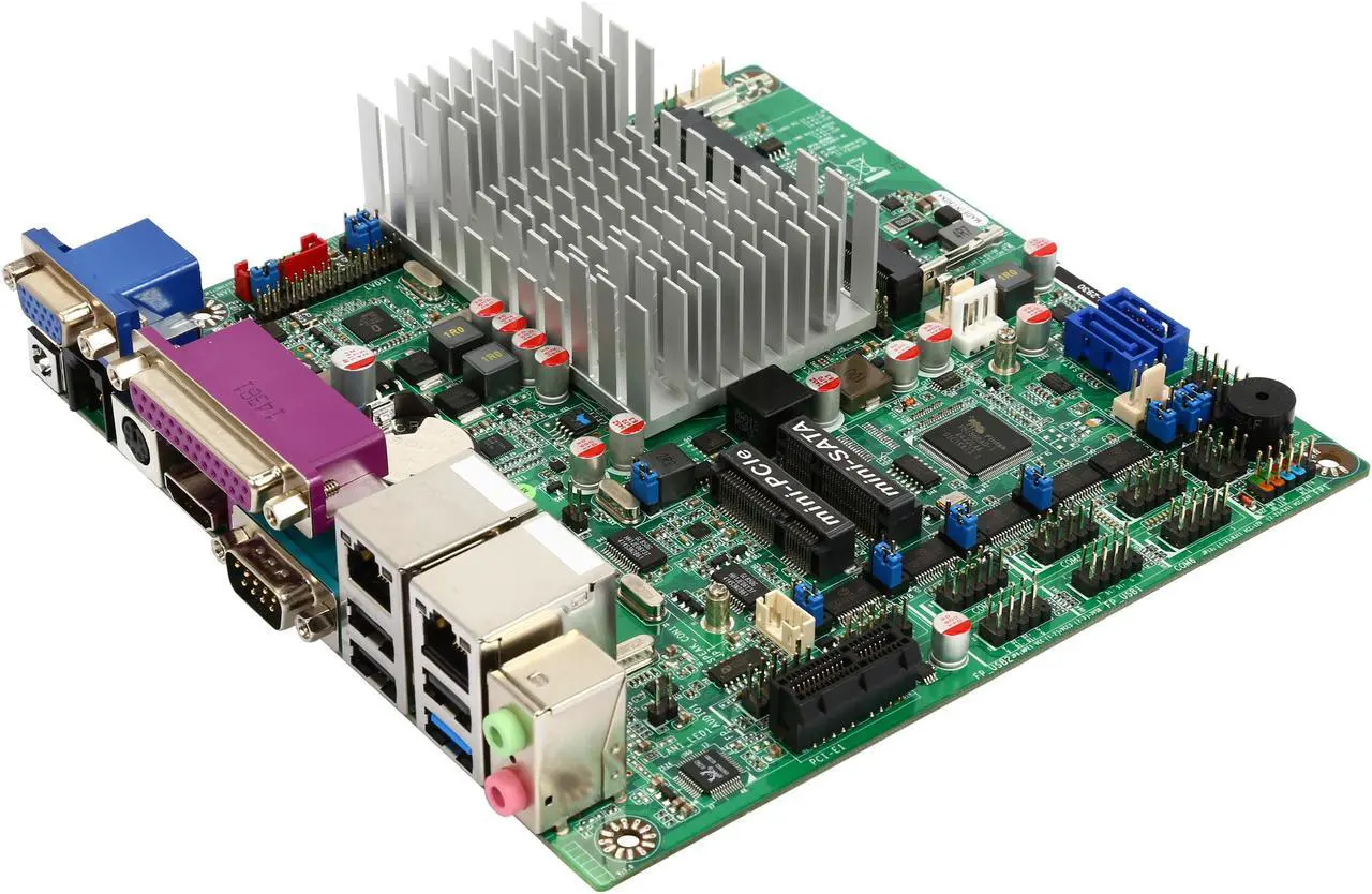 Jetway JNF9U-2930 Intel Celeron N2930 Soc Mini ITX w/2 LAN HDMI VGA COM port Parallel port PS2 ...