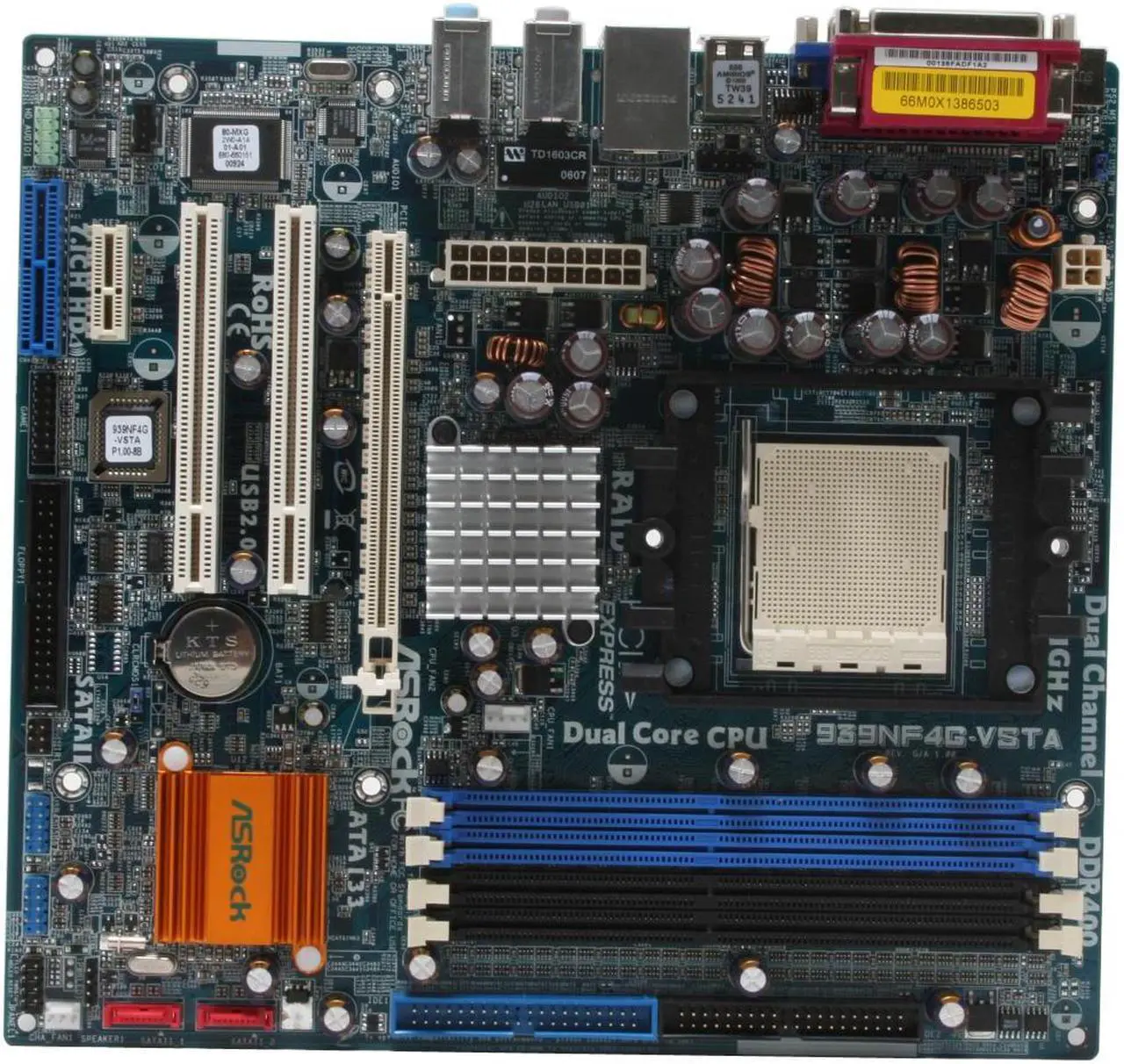 ASRock 939NF4G-VSTA 939 Micro ATX AMD Motherboard - Newegg.com