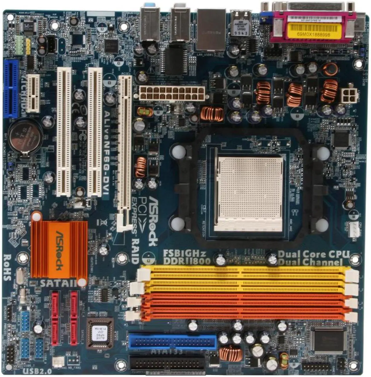 ASRock ALiveNF6G-DVI AM2 Micro ATX AMD Motherboard - Newegg.com