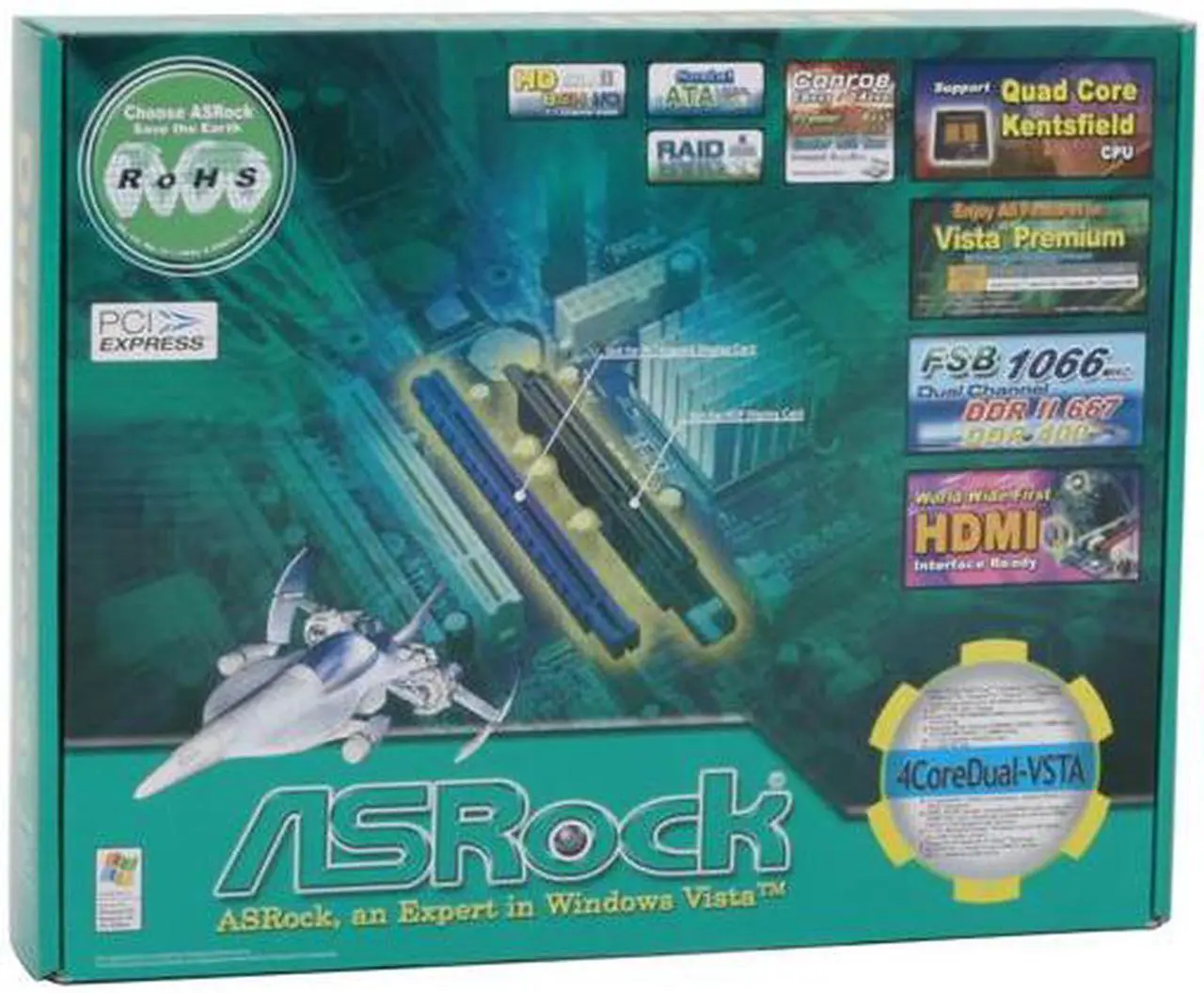 ASRock 4CoreDual-VSTA LGA 775 ATX Intel Motherboard - Newegg.com