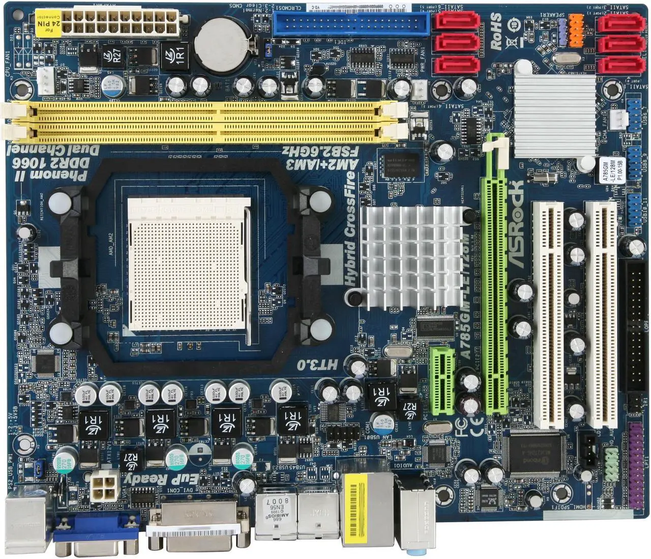 ASRock A785GM-LE/128M AM3/AM2+/AM2 Micro ATX AMD Motherboard - Newegg.com