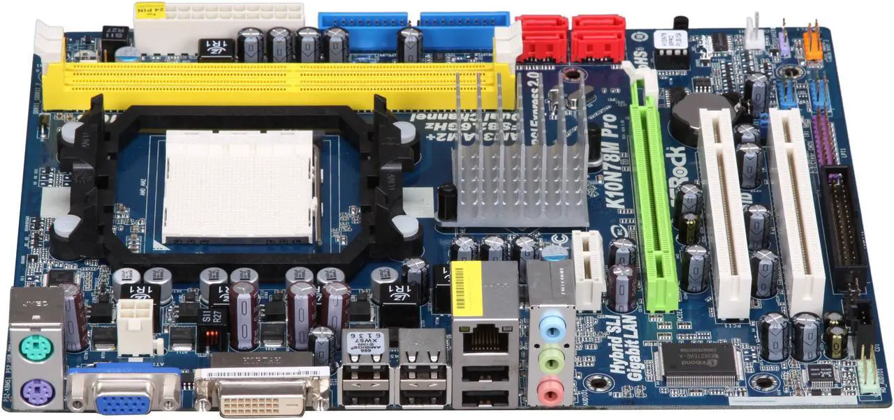 ASRock K10N78M-PRO AM3/AM2+/AM2 Micro ATX AMD Motherboard - Newegg.com