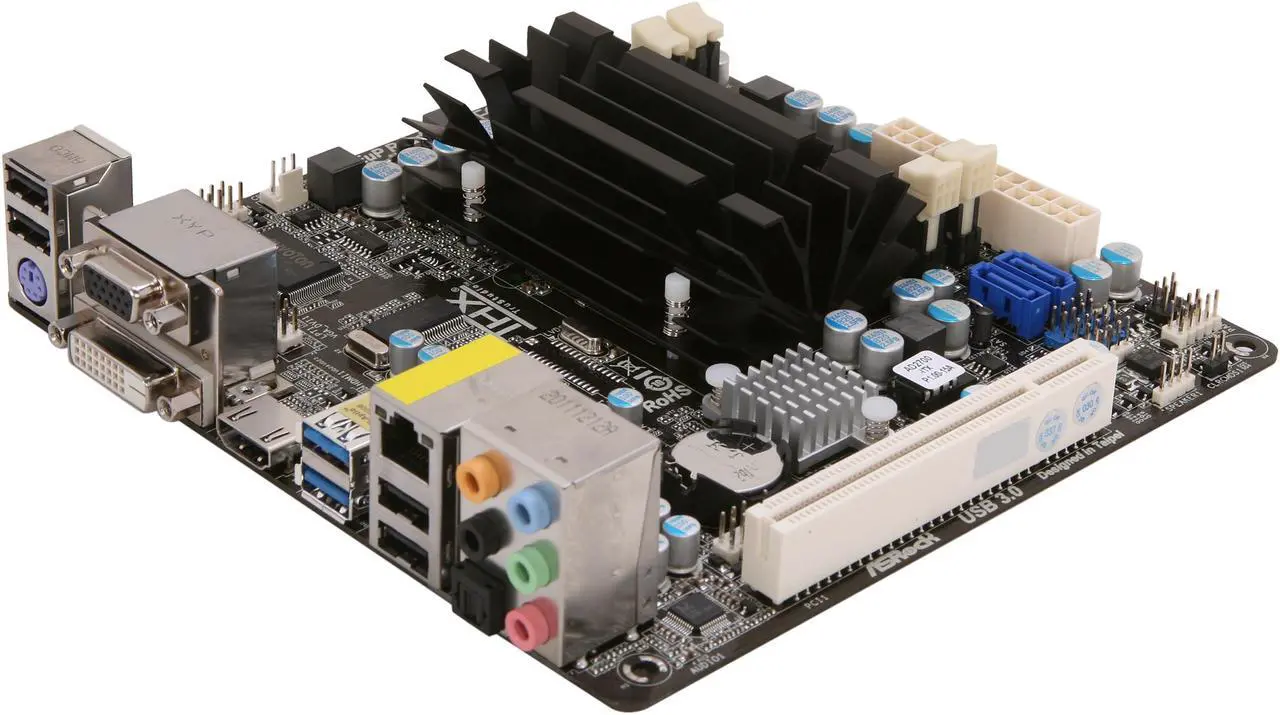 ASRock AD2700-ITX Intel Atom D2700 (2.13GHz, dual core) Mini ITX ...