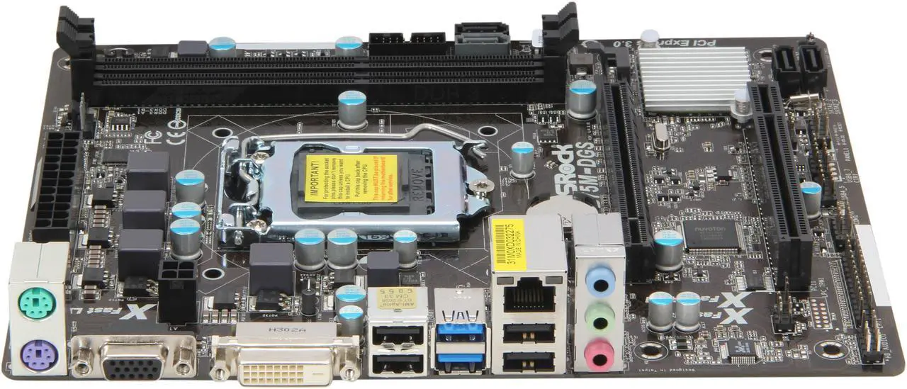 Used - Good: ASRock B75M-DGS R2.0 LGA 1155 Micro ATX Intel Motherboard - Newegg.com