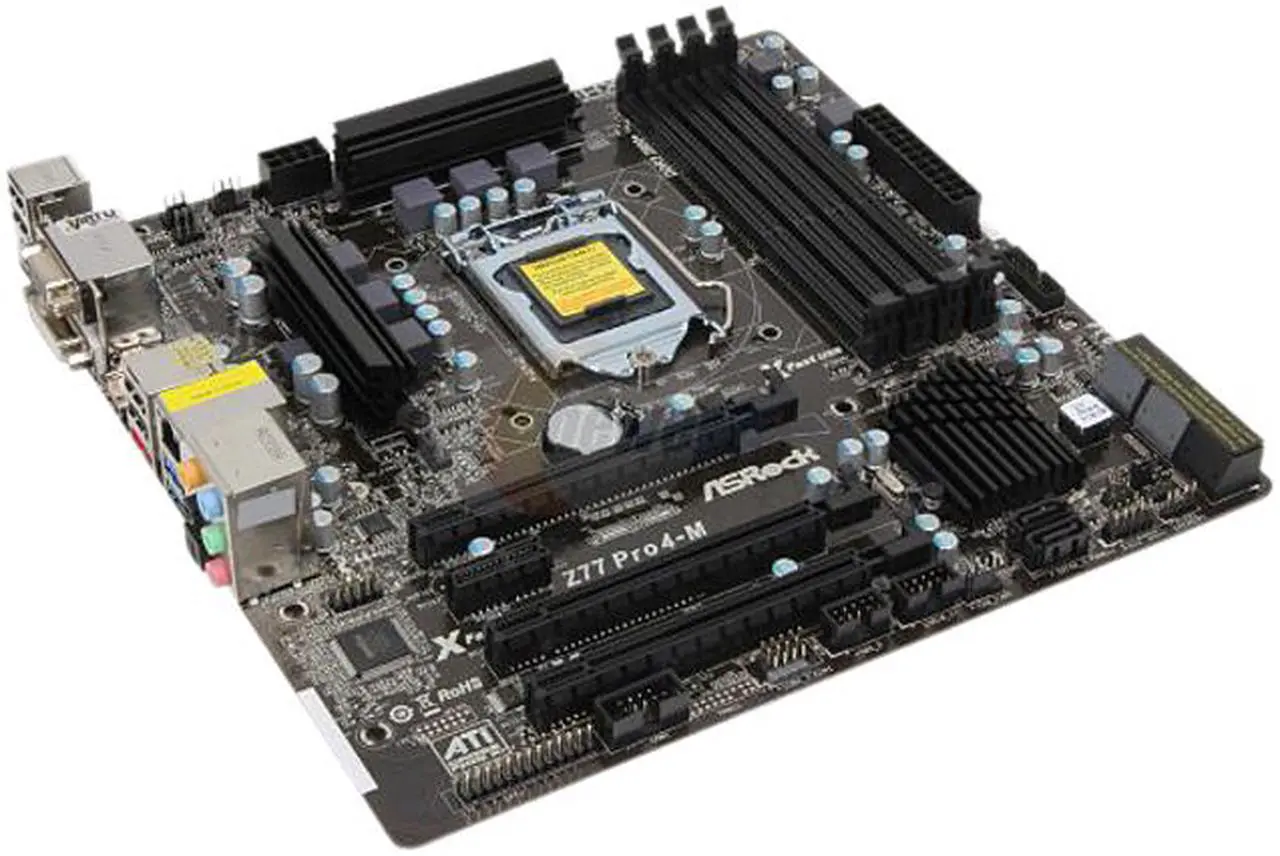 Refurbished: ASRock Z77 Pro4-M LGA 1155 Micro ATX Intel Motherboard ...