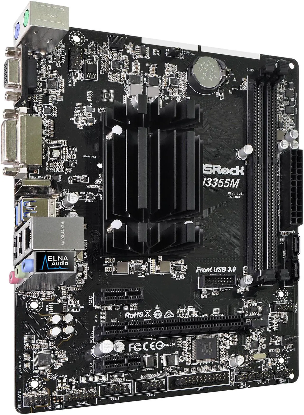 ASRock J3355M Intel Dual-Core Processor J3355 (up to 2.5GHz) Micro ATX ...