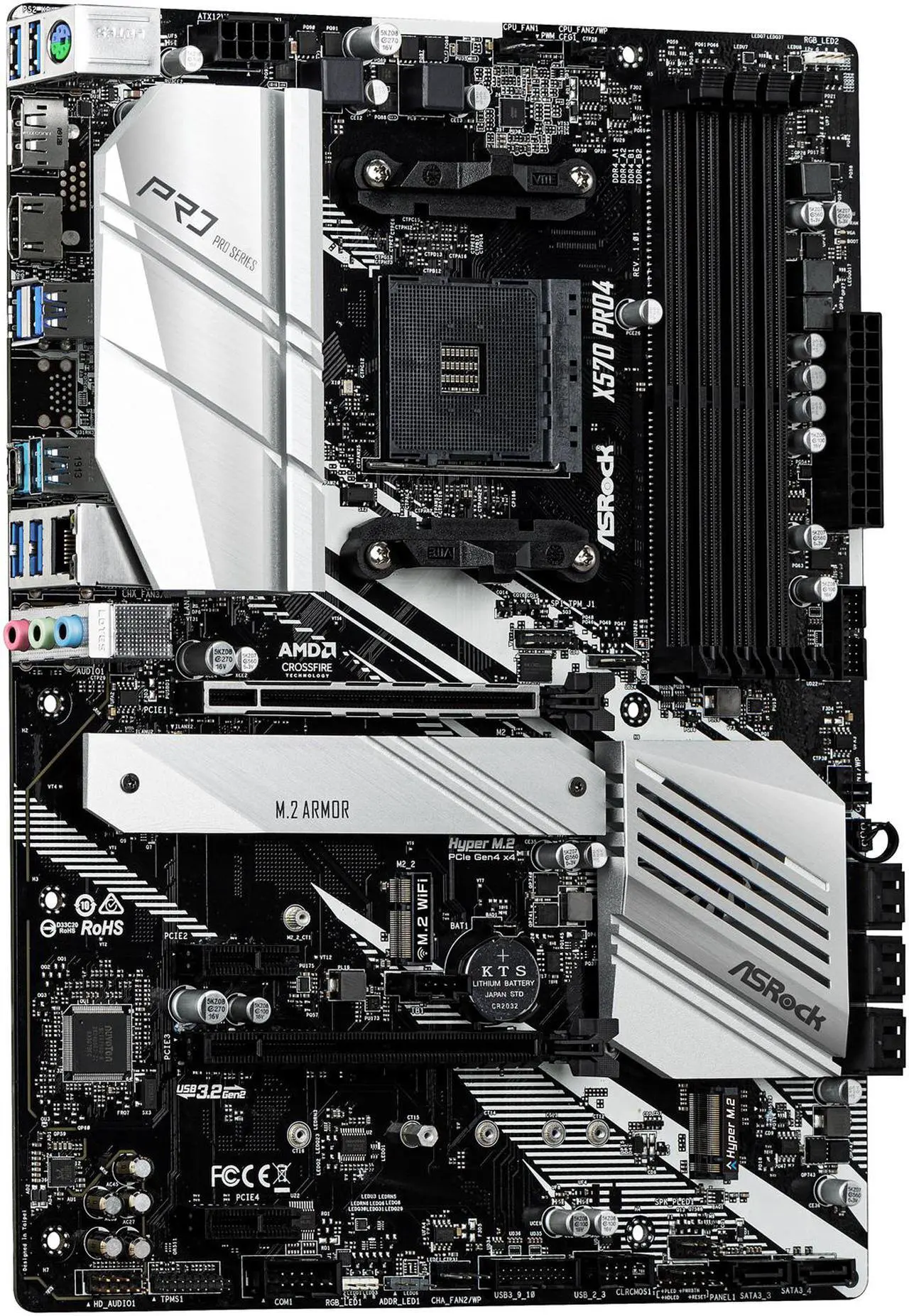 ASRock X570 PRO4 AM4 ATX AMD Motherboard - Newegg.com