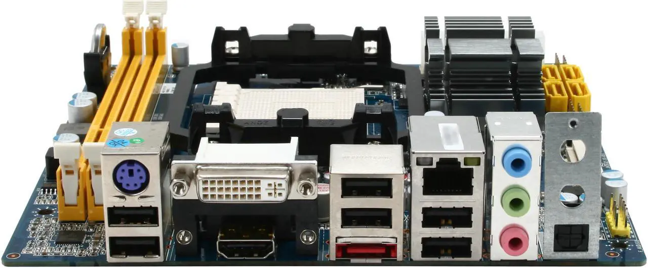 Giada MI-R880G-01 AM3 AMD 880G ATI 4250 HDMI+VGA eSATA ITX Motherboard ...