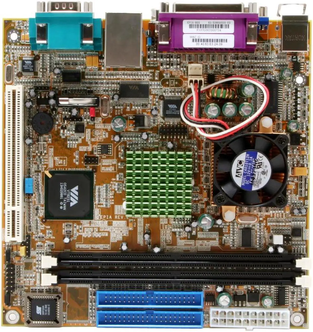 VIA EPIA-800 VIA C3 800MHz Processor Mini ITX - Newegg.com