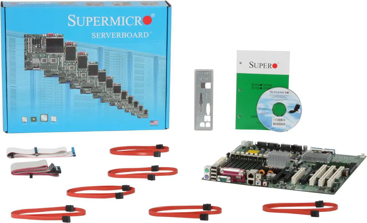SUPERMICRO X7DAE-O Extended ATX Server Motherboard - Newegg.com