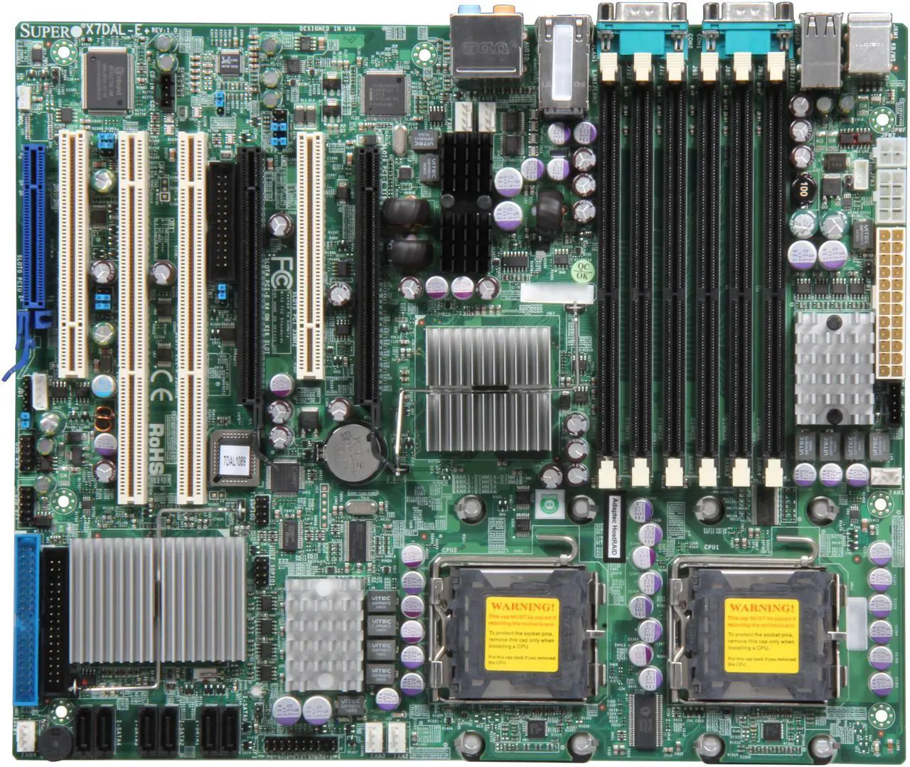 SUPERMICRO MBD-X7DAL-E+-O ATX Server Motherboard - Newegg.com