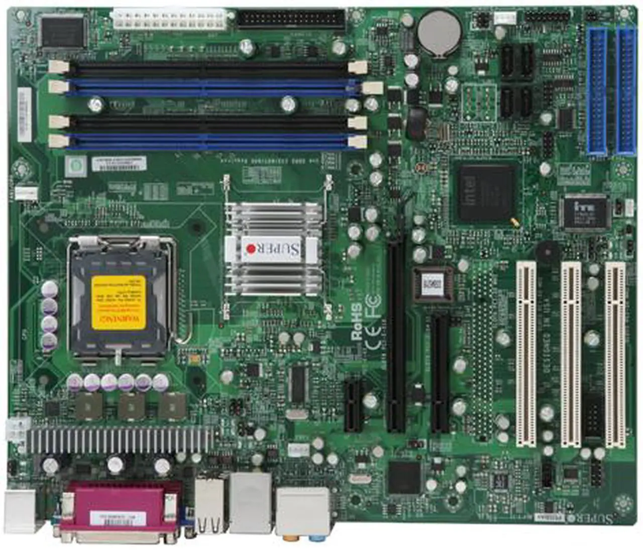 SUPERMICRO MBD-PDSBA+ LGA 775 Intel G965 ATX Intel Core 2 Quad/Core 2 ...
