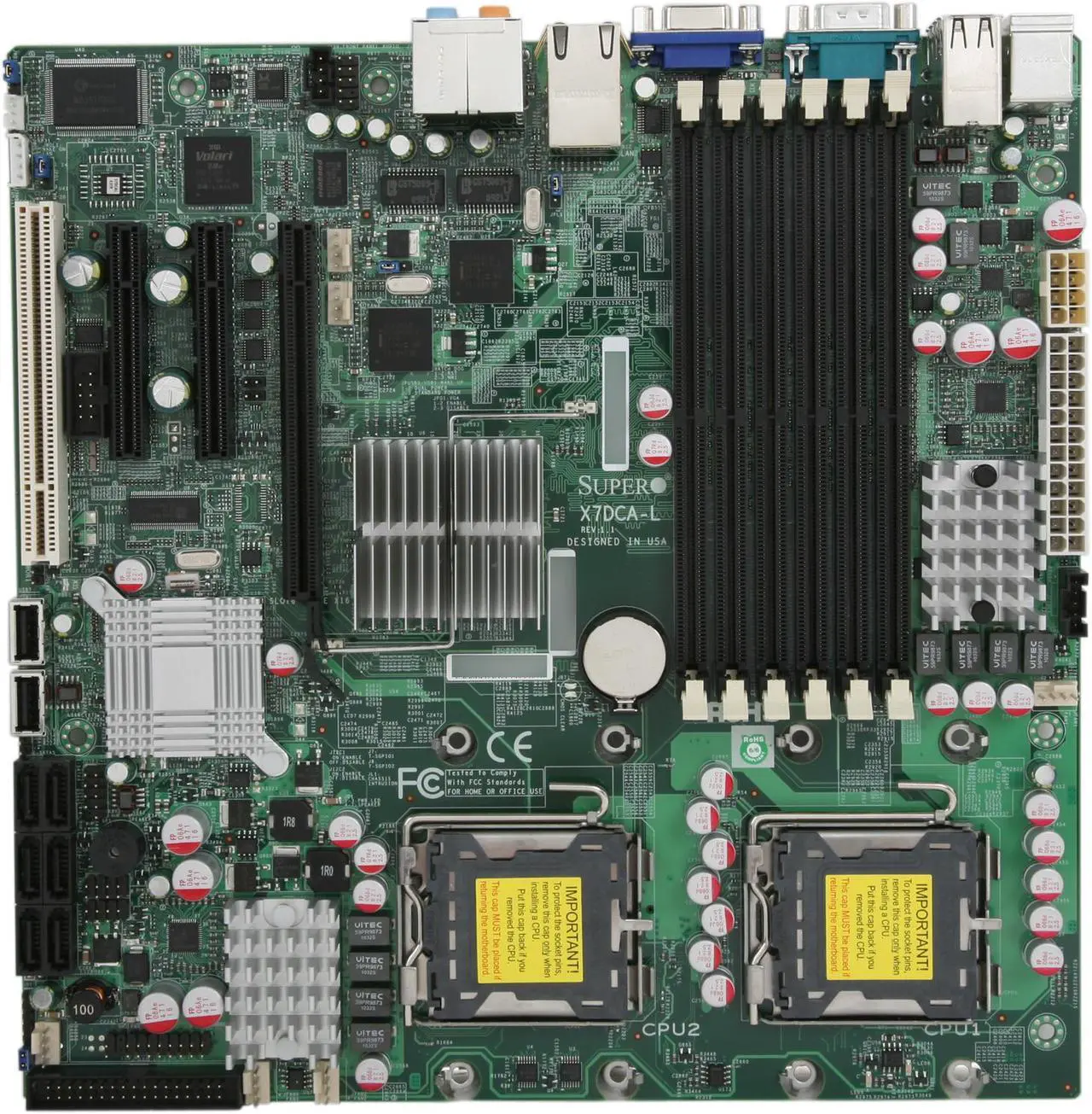 SUPERMICRO MBD-X7DCA-L-O Micro ATX Server Motherboard - Newegg.com