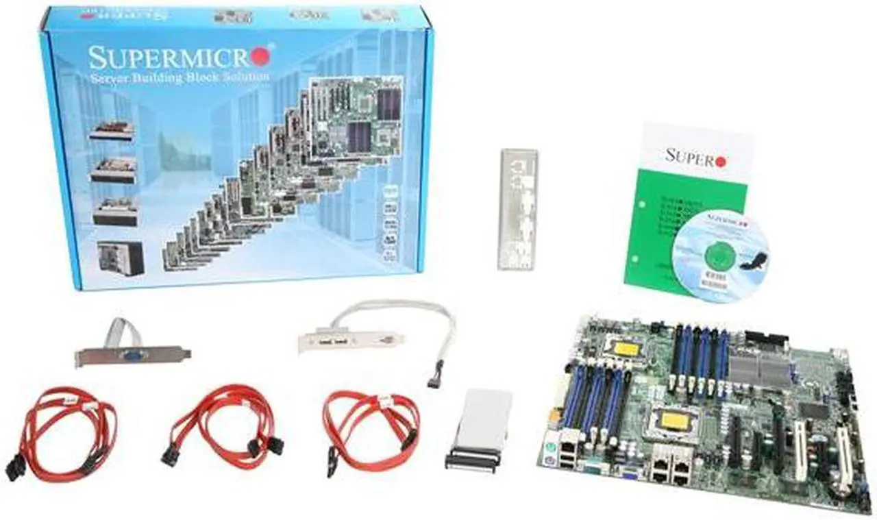 SUPERMICRO MBD-X8DTi-LN4F-O Dual LGA 1366 Intel 5520 Extended ATX Dual Intel Xeon 5500 and 5600 ...