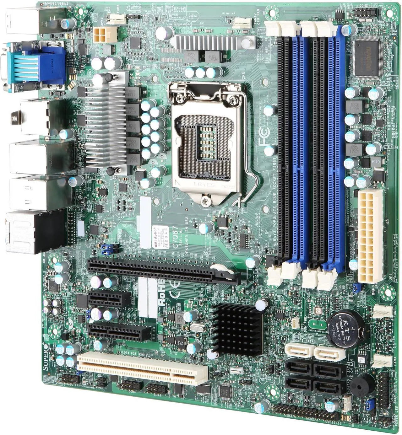 SUPERMICRO MBD-C7Q67-O Micro ATX Intel Motherboard - Newegg.com