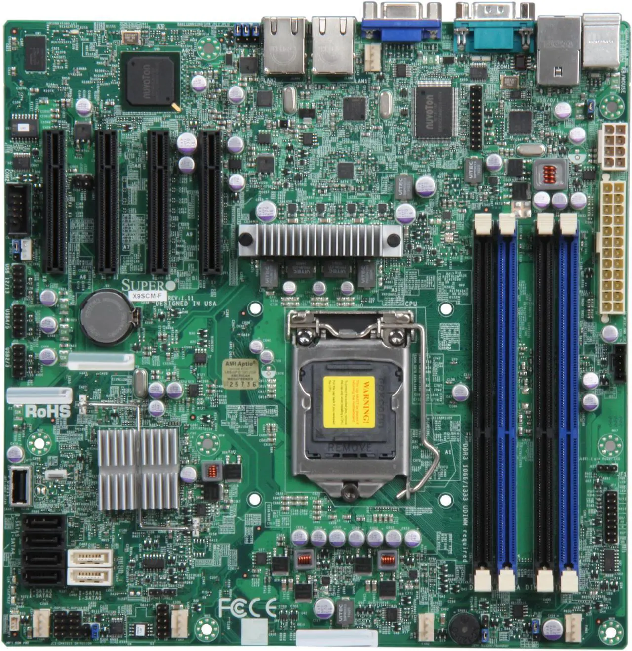 SUPERMICRO MBD-X9SCM-F-O LGA 1155 Intel C204 Micro ATX Intel Xeon E3 ...