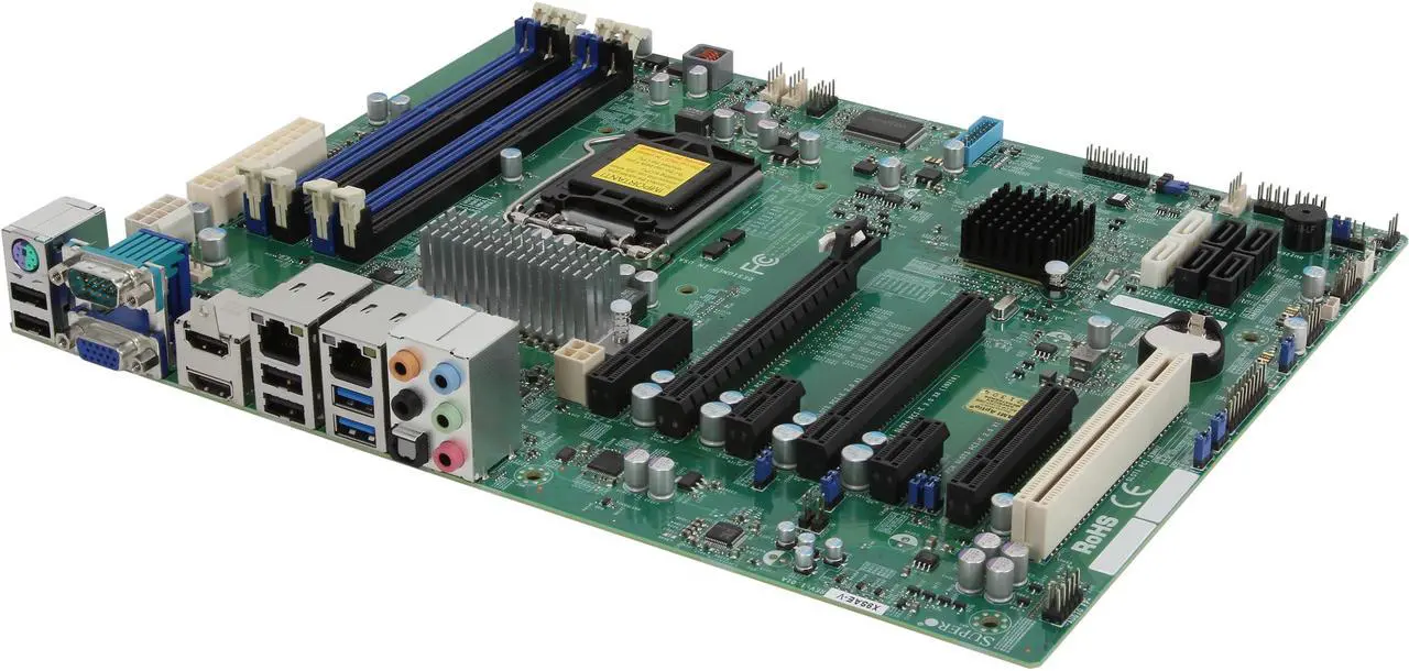 Supermicro X9SAE-V Desktop Motherboard - Intel C216 Chipset - Socket H2 ...