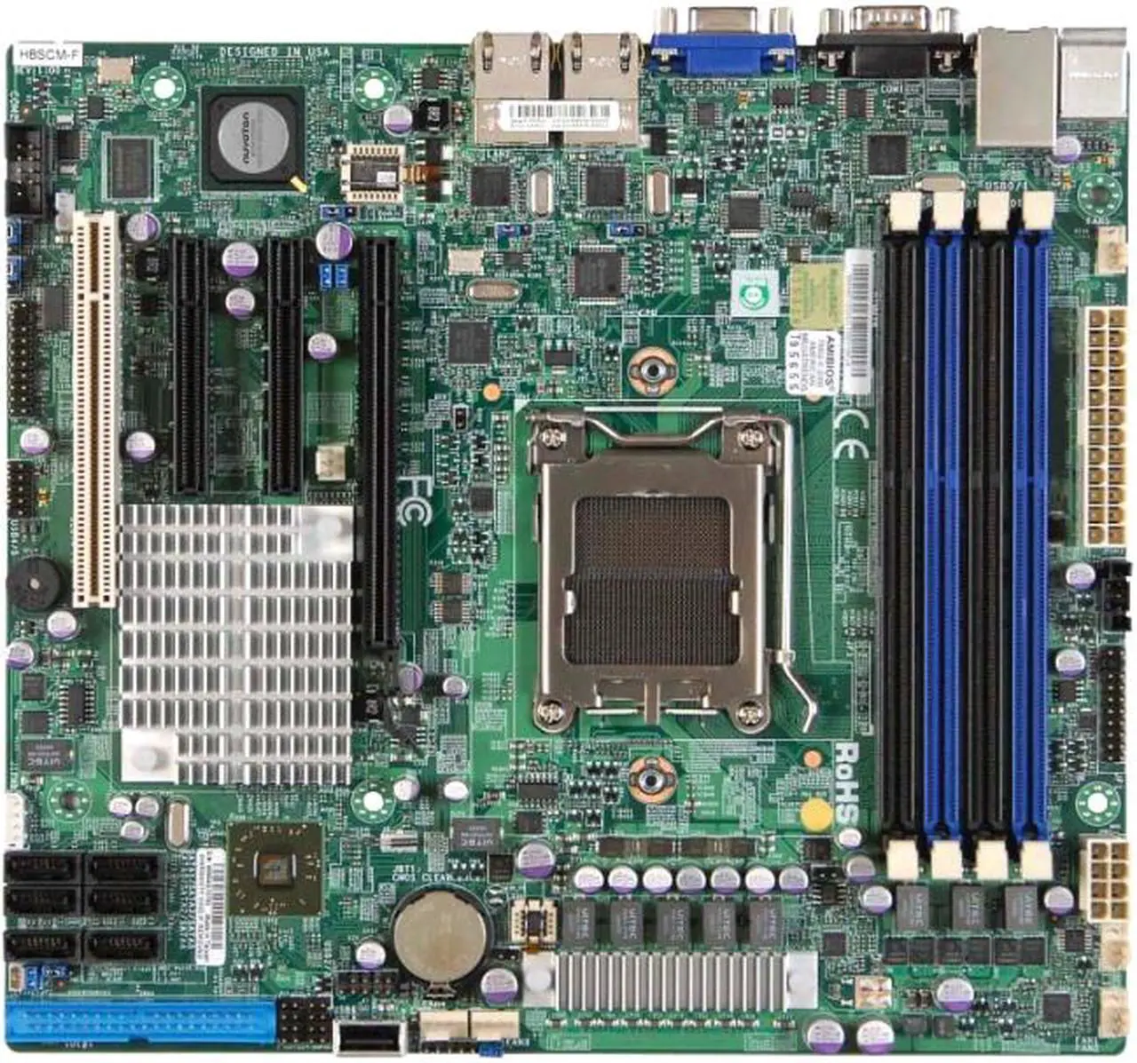 Supermicro H8SCM-O Server Motherboard - AMD SR5650 Chipset - Socket C32 ...