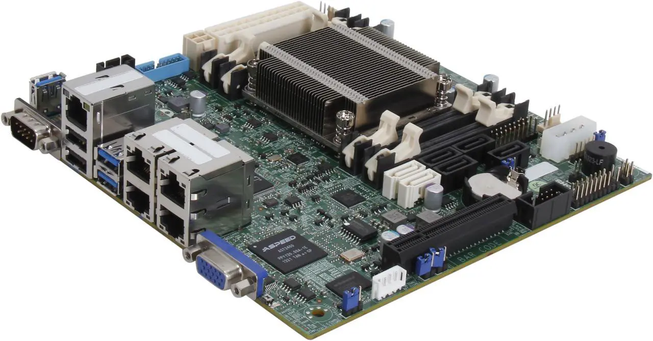 SUPERMICRO MBD-A1SAi-2750F-O Mini ITX Server Motherboard with Intel ...