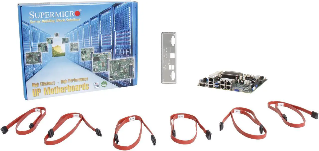 SUPERMICRO MBD-A1SAi-2750F-O Mini ITX Server Motherboard with Intel Atom C2750 FCBGA1283 ...