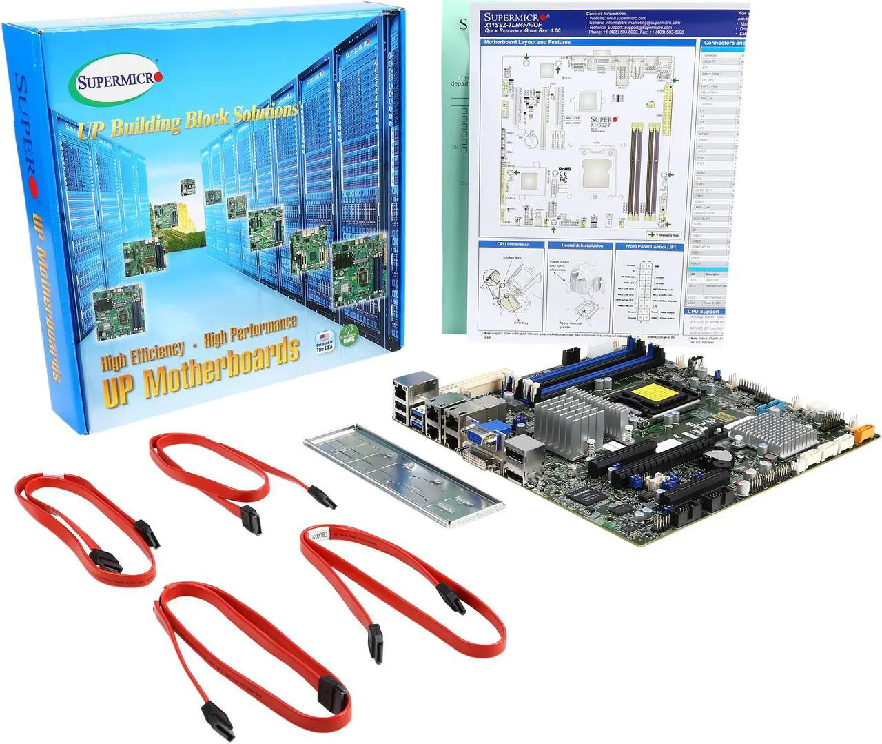 SUPERMICRO MBD-X11SSZ-TLN4F-O Micro ATX Server Motherboard - Newegg.com