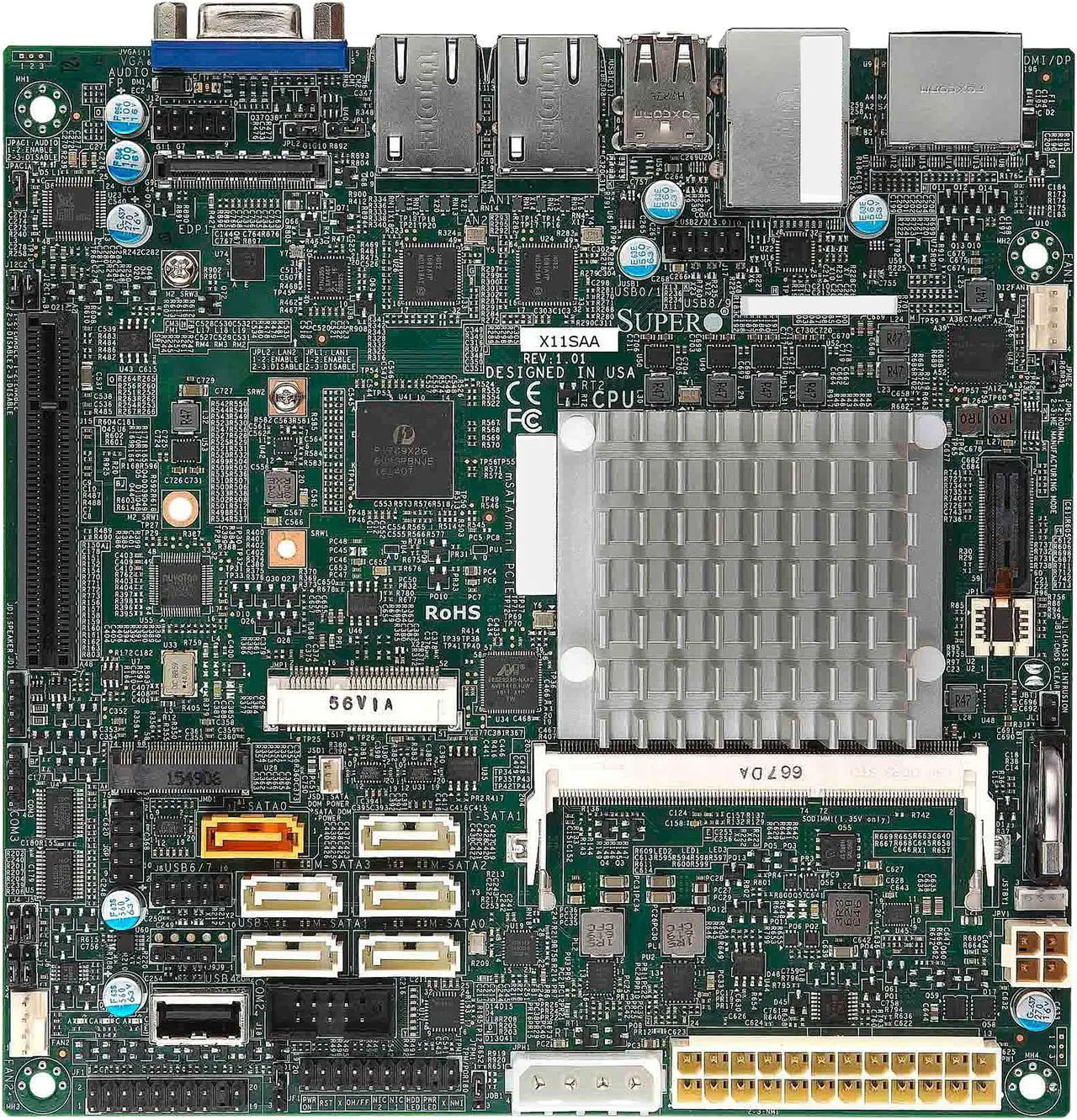 SUPERMICRO MBD-X11SAA-O Intel Pentium Processor N4200 Mini ITX ...