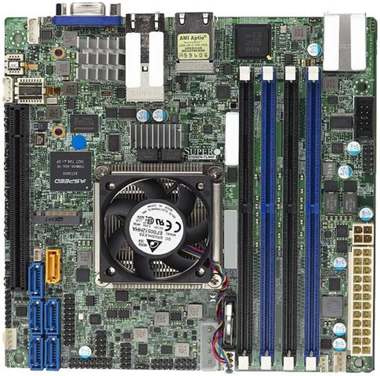 SUPERMICRO X10SDV-16C-TLN4F+-B Mini ITX Server Motherboard - Newegg.com