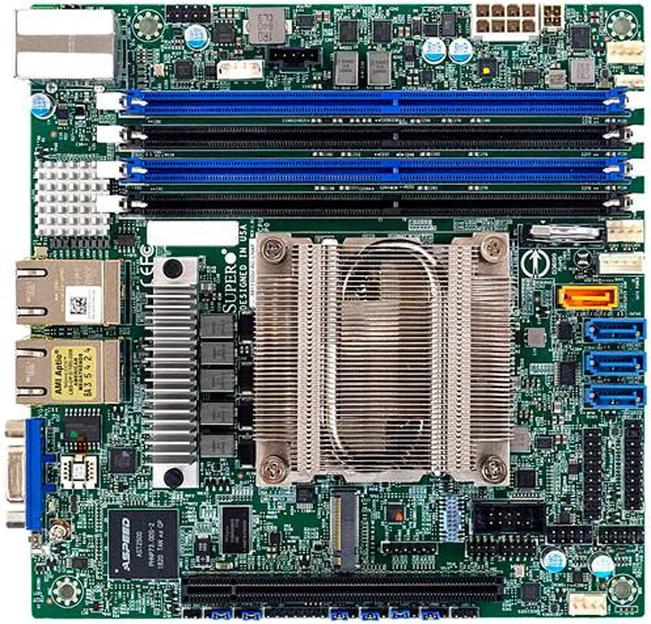 SUPERMICRO MBD-M11SDV-8C-LN4F-B Mini ITX Server Motherboard - Bulk packaging - - Newegg.com